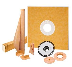 schluter kerdi-shower kit 48" x48", abs flange