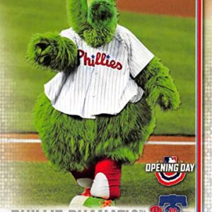 2019 Topps Opening Day Mascots Baseball #M-21 Phillie Phanatic Philadelphia Phillies Official MLB Trading Card