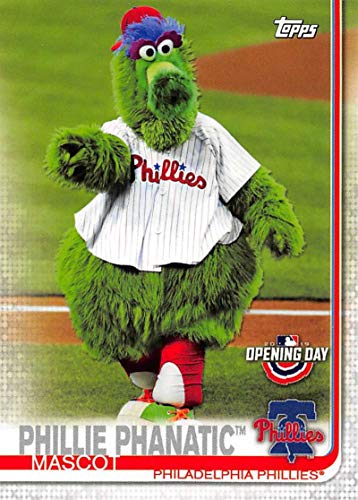 2019 Topps Opening Day Mascots Baseball #M-21 Phillie Phanatic Philadelphia Phillies Official MLB Trading Card