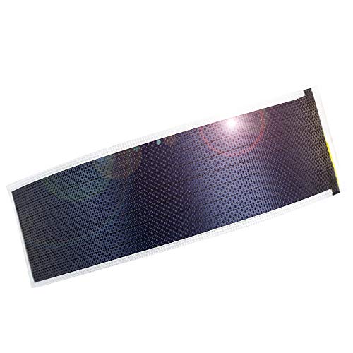 Flexible Solar Panel Solar Cell Small Thin Film Solar Panel DIY Solar Power Panel Science Experiments 0.5W/1.5V/360MA (Translucent)