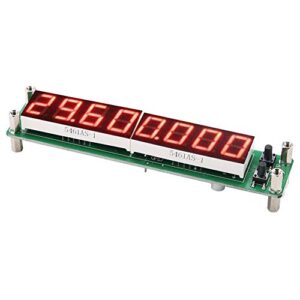 PLJ-8LED-H RF Frequency Counter Cymometer Tester Module 0.1~1000MHz (Backlit Font red)