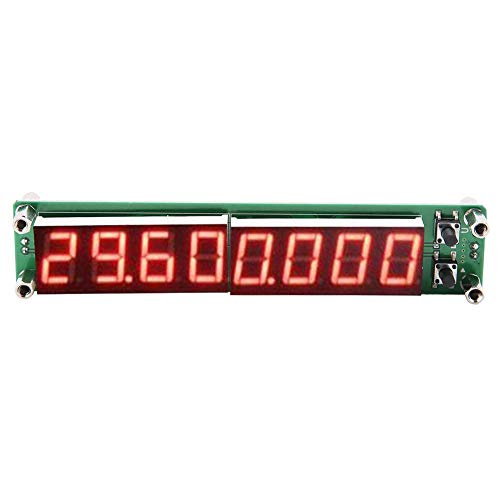 PLJ-8LED-H RF Frequency Counter Cymometer Tester Module 0.1~1000MHz (Backlit Font red)