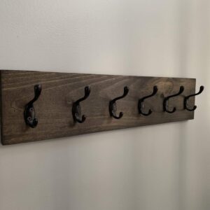 Coat Rack, Coat Hooks, Entryway Organizer Wall Mounted