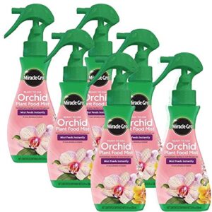 scotts miracle-gro orchid plant food mist (orchid fertilizer), 8 oz. (6 pack)