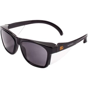 kleenguard kcc49311, maverick safety eyewear, 1 / each, smoke gray body,smoke lens,black frame