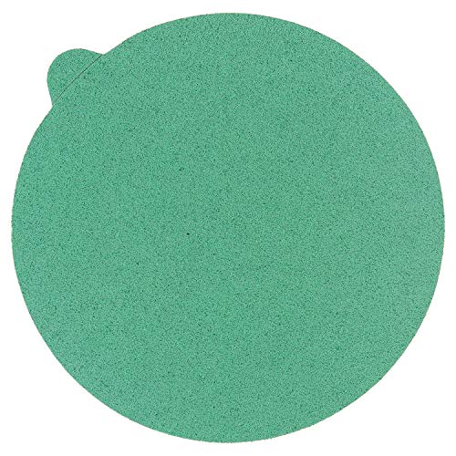 Dura-Gold Premium 5" Green Film PSA Sanding Discs - 80 Grit (Box of 50) - Film Back Self Adhesive Stickyback Sandpaper Discs for DA Sanders, Fast Cut Abrasive - Sand Automotive Paint Woodworking Wood