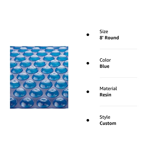 Sun2Solar Blue 8-Foot Round Solar Cover | 1600 Series Style | Heat Retaining Blanket for In-Ground and Above-Ground Round Swimming Pools | Use Sun to Heat Pool Water | Bubble-Side Facing Down in Pool