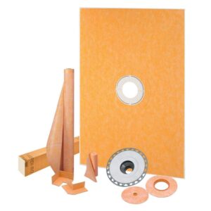 schluter kerdi-shower kit 38" x60", pvc flange