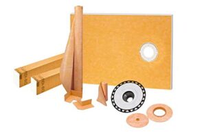 schluter kerdi-shower kit 38" x 60", offset abs flange