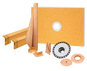 schluter kerdi-shower kit 38" x 60", abs flange (1)