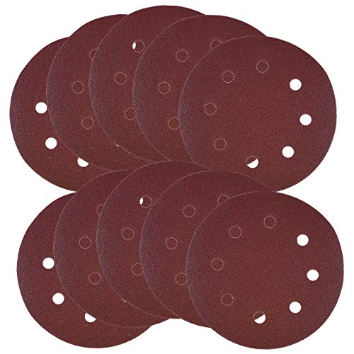 BN Products 7 inch Vacuum Sanding Disc, 240-Grit, 10-Pack, for Use with BNR1841 Handheld Halo Dustless Drywall and Plaster Sander