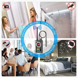 Anti Spy Detector, RF Detector & Camera Finder, Bug Detector, Upgraded RF Signal Detector, KORKUAN GSM Tracking Device for Wireless Audio Bug Hidden Camera Detector ¡­