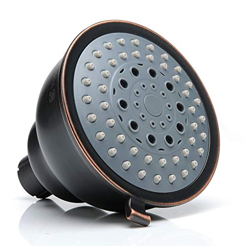 Voolan High Pressure Shower Head - 5 Function Rain Shower Head - Comfortable Shower Experience Even at Low Water Flow - Oil-Rubbed Bronze