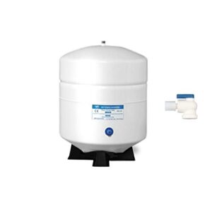 max water heavy duty 4.4 gallon @100 psi pressurized ro (reverse osmosis) water storage tank, pa-e ro-132 + valve