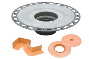 schluter kerdi-drain flange kit pvc (kd2flkpvc)