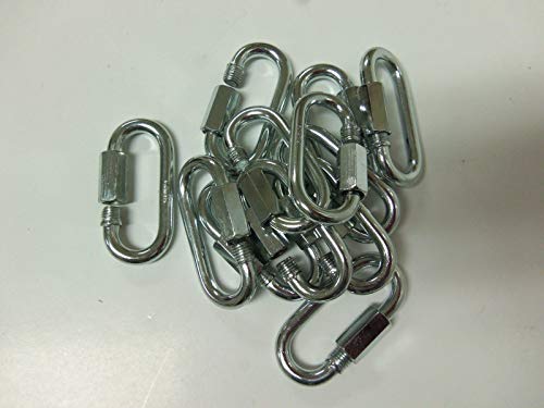 Montree Shop 100 Heavy Duty 1/4 Quick Links Chain Links Snaring Traps Trapping Raccoon