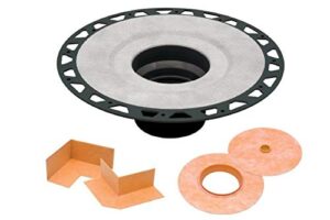 schluter kerdi-drain flange kit abs (kd2flkabs)