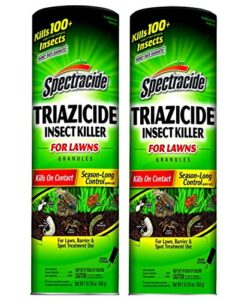 spectracide triazicide insect killer for lawns granules, 1-pound, pack of 2