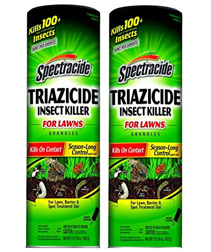 Spectracide Triazicide Insect Killer for Lawns Granules, 1-Pound, Pack of 2