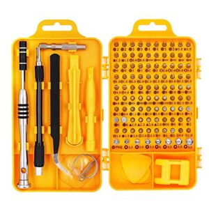 precision screwdriver set magnetic - professional 110 in 1 screw driver tools sets, pc repair tool kit for mobile phone/tablet/computer/watch/camera/eyeglasses/other electronic devices