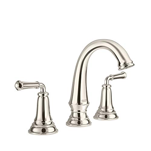 American Standard 7052807.013, Delancey 8-Inch Widespread 2-Handle Bathroom Faucet 1.2 GPM, Polished Nickel