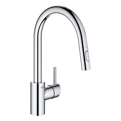 GROHE 3134910E Concetto Eco-Friendly Pull-down Bar Kitchen Faucet with sprayer Chrome