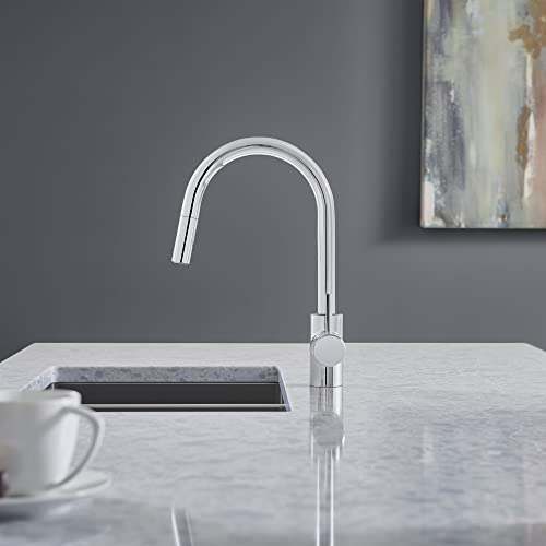 GROHE 3134910E Concetto Eco-Friendly Pull-down Bar Kitchen Faucet with sprayer Chrome