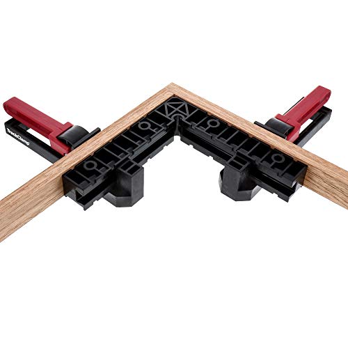 Milescraft 4012 Square Clamp Kit – 90 Degree Right Angle Corner Clamp, Right Angle Adjustable Positioning Square for Woodworking