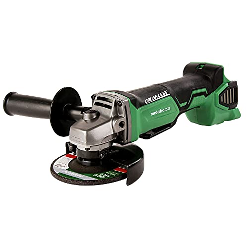 Metabo HPT 18V MultiVolt™ Cordless Angle Grinder | 4-1/2-Inch | Tool Only - No Battery | Paddle Switch | G18DBALQ4