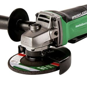 Metabo HPT 18V MultiVolt™ Cordless Angle Grinder | 4-1/2-Inch | Tool Only - No Battery | Paddle Switch | G18DBALQ4