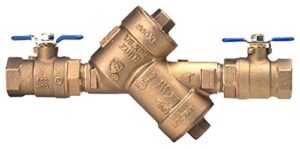 zurn 2-950xl backflow preventer, gold