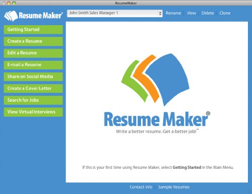 Resume Maker for Mac [Mac Download]