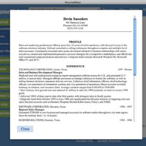 Resume Maker for Mac [Mac Download]