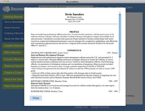 Resume Maker for Mac [Mac Download]