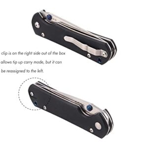 LAND Knives 910 911 912 913 Pocket Folding knife 12C27 Sandvik Blade Portable Survival Fishing EDC Tool (910)