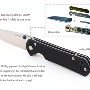 LAND Knives 910 911 912 913 Pocket Folding knife 12C27 Sandvik Blade Portable Survival Fishing EDC Tool (910)