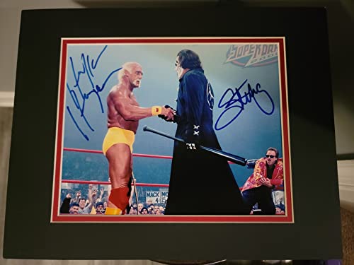 WWE WWF WCW TNA Hulk Hogan Sting 11x14 Matted Nameplate PHOTO AUTOGRAPH