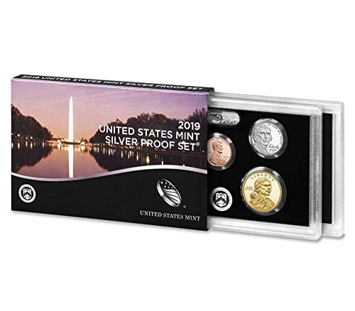 2019 S U.S. Mint 10-coin Silver Proof Set - OGP box & COA Proof