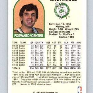 1989-90 Hoops Basketball #280 Kevin McHale Boston Celtics Official NBA Trading Card