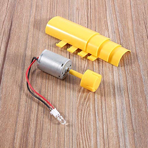 Sparik Enjoy 2 Pcs DC 0.1V-5.5V 100-6000RPM Micro Vertical Wind Turbines, Small Motor Wind Blades Generator for DIY (2pcs)