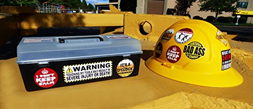 Large Union Hard Hat Stickers | 100% Quality Waterproof Vinyl | Funny Hardhat, Toolbox, Oilfield, Organize, Union, Roughneck, Welder, Construction, Patriotic, American Flag!