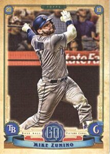 2019 topps gypsy queen #40 mike zunino tampa bay rays mlb baseball trading card