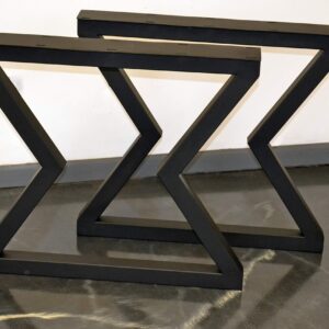 Metal Table Legs, Hourglass Style - Any Size and Color