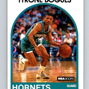 1989-90 Hoops Basketball #218 Muggsy Bogues Charlotte Hornets Official NBA Trading Card