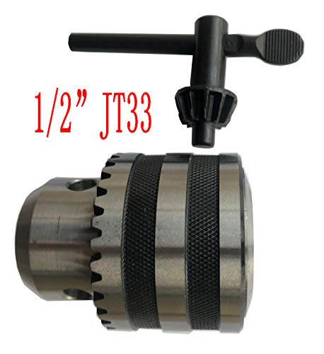 1/32-1/2 INCH JT33 Heavy Duty Drill Chuck With Key