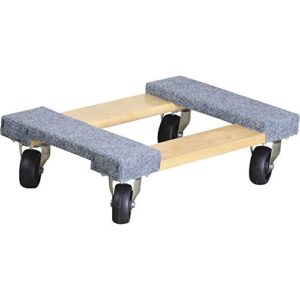 ironton carpeted mover's dolly - 1,000-lb. capacity, 18in.l x 12in.w