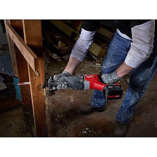 Milwaukee 18V Li-Ion Cordless SAWZALL Reciprocating Saw w/ 5.0Ah Battery & Charger