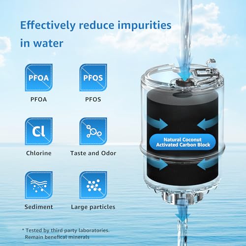 Filterlogic NSF Certified Water Filter, Replacement for RF9999® Faucet Water Filter,Pur® Faucet Model FM-2500V, FM-3700, PFM150W, PFM350V, PFM400H, PFM450S (Pack of 3),Model No.: FL-FF08