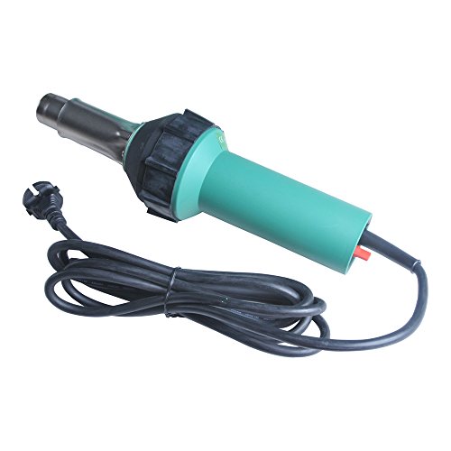 CALCA 1600W Hand Held Plastic Hot Air Welding Gun Welder Affordable Easy Grip Plastic PVC Hot Air Gas Gun Welding Gun Tool (110V)