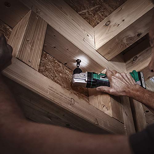 Metabo HPT Right Angle Drill, 18V Cordless, Tool Only - No Battery, 3/8-Inch Keyless Chuck, LED Light, Side Handle (DN18DSLQ4)